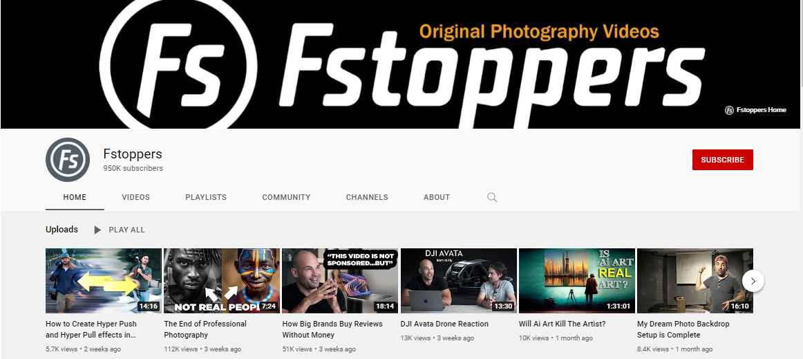 25 Essential Photography YouTube Channels to Follow - UpViews - Blog