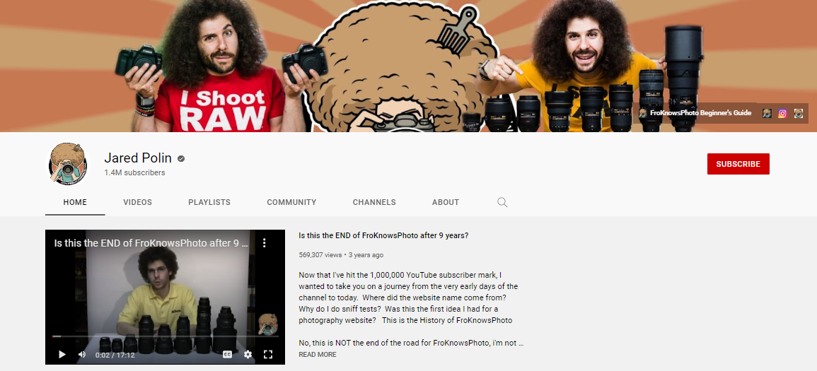 25 Essential Photography YouTube Channels to Follow - UpViews - Blog