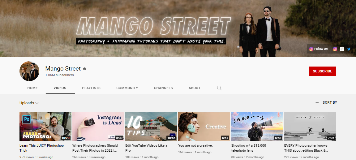 25 Essential Photography YouTube Channels to Follow - UpViews - Blog