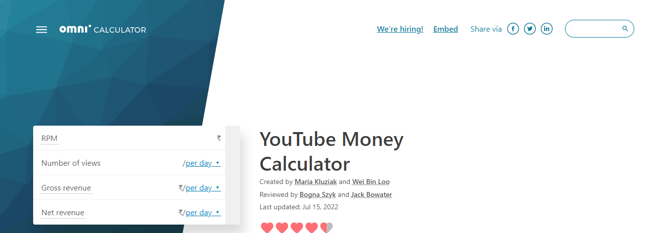 10 Best YouTube Money Calculator Tools (2025) - UpViews - Blog