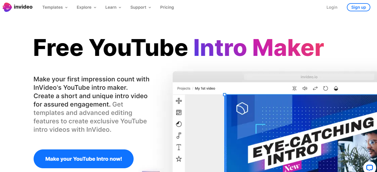 Top 13 Free YouTube Intro Maker for YouTubers (2023) - UpViews - Blog