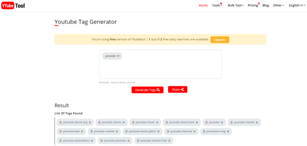 16 Best YouTube Tag Generators (2023) - UpViews - Blog